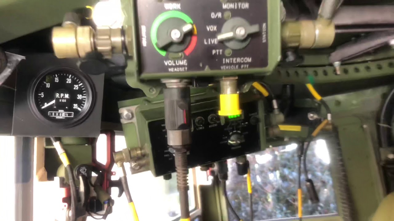 My install of VIC-3/VRC Intercom inside my M1045A2 hmmwv humvee - YouTube
