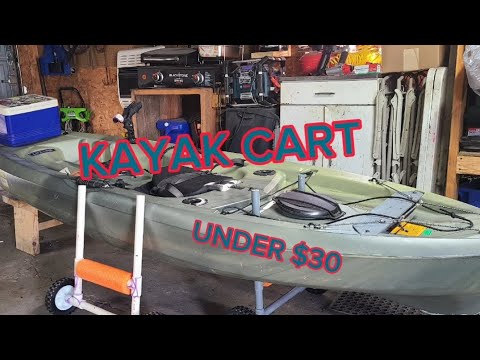 HOMEMADE KAYAK CART DIY - YouTube