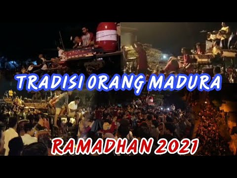 musik sahur keliling bersama 9 musik daul madura di kabupaten Pamekasan ...