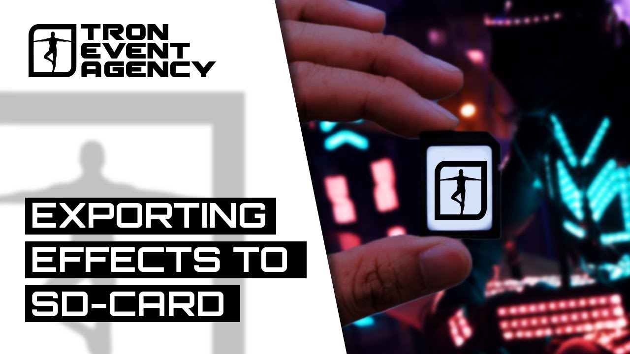 Tron Dance - Export effects to SD card - YouTube