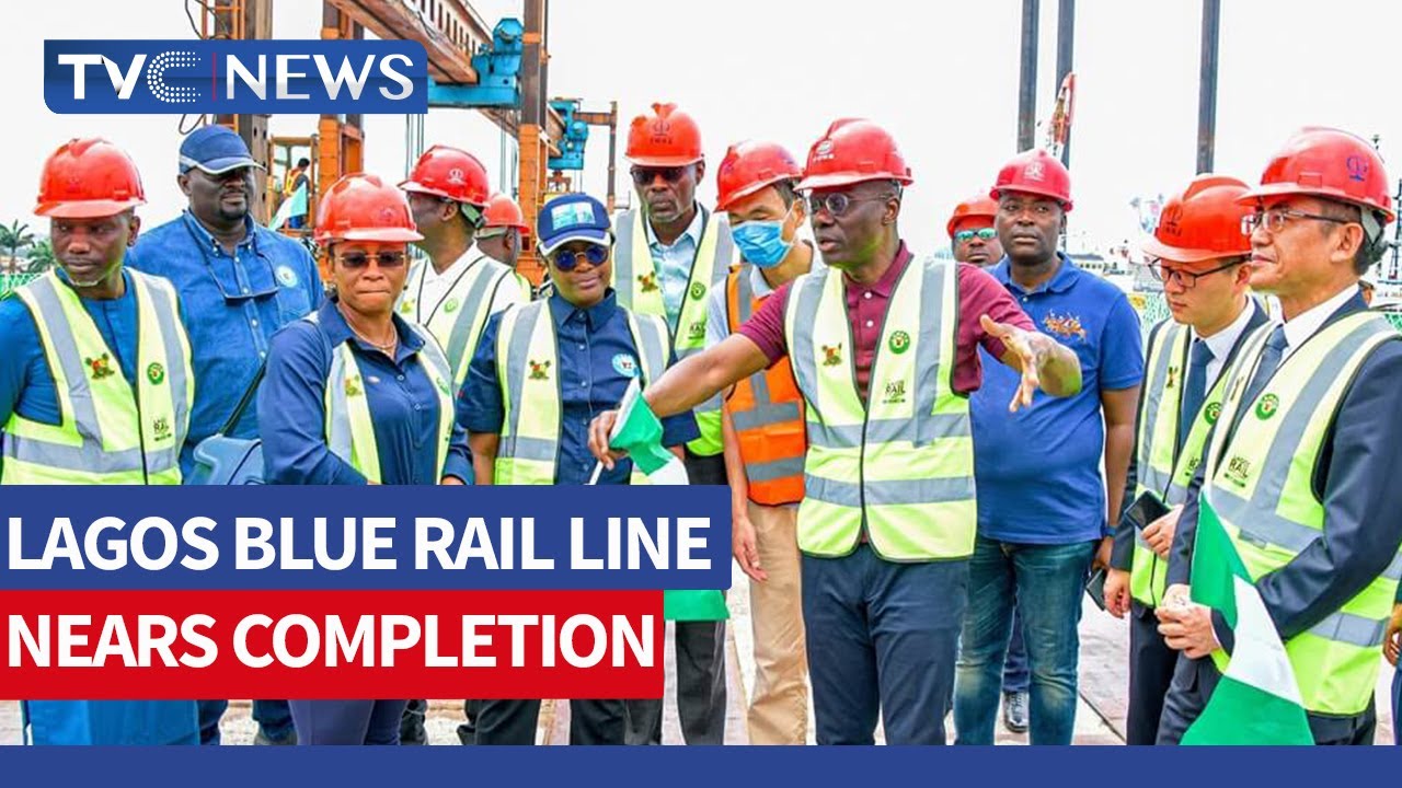 Lagos Blue Rail Line Nears Completion, as Engineers Launch Final Track ...