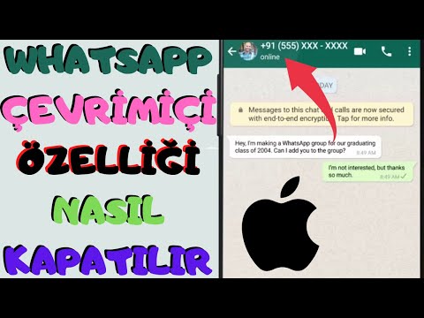 WhatsApp Çevrimiçi Gizleme - Çevrimdışı Mesajlaşmak ! (iOS)