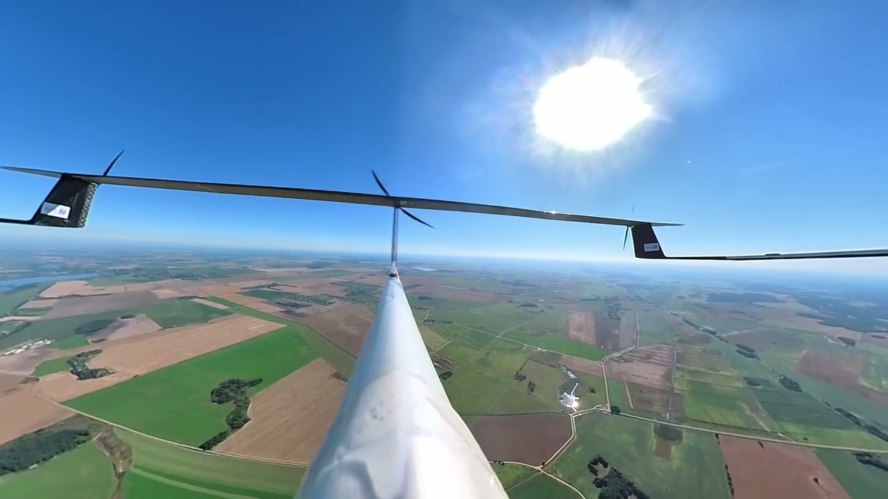 HAPS ApusDuo test flight - YouTube