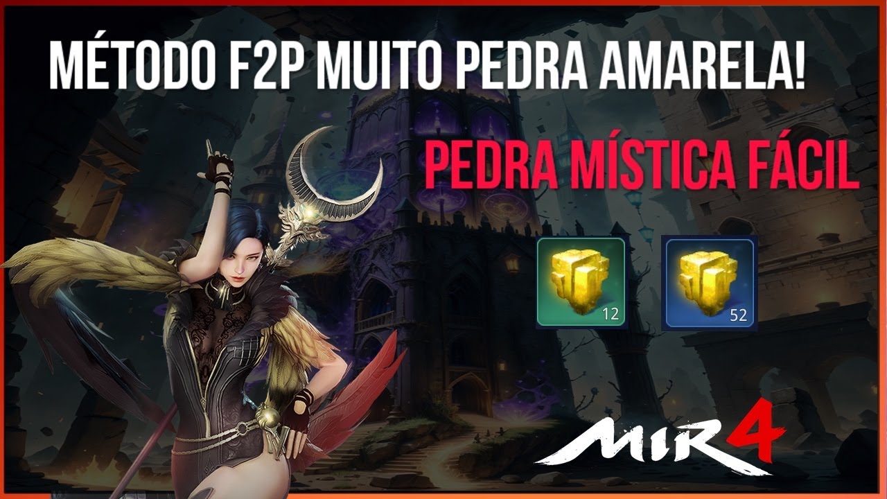 MIR4- MUITA PEDRA MÍSTICA FÁCIL - MÉTODO PARA FAMAR MUITA PEDRA AMARELA ...