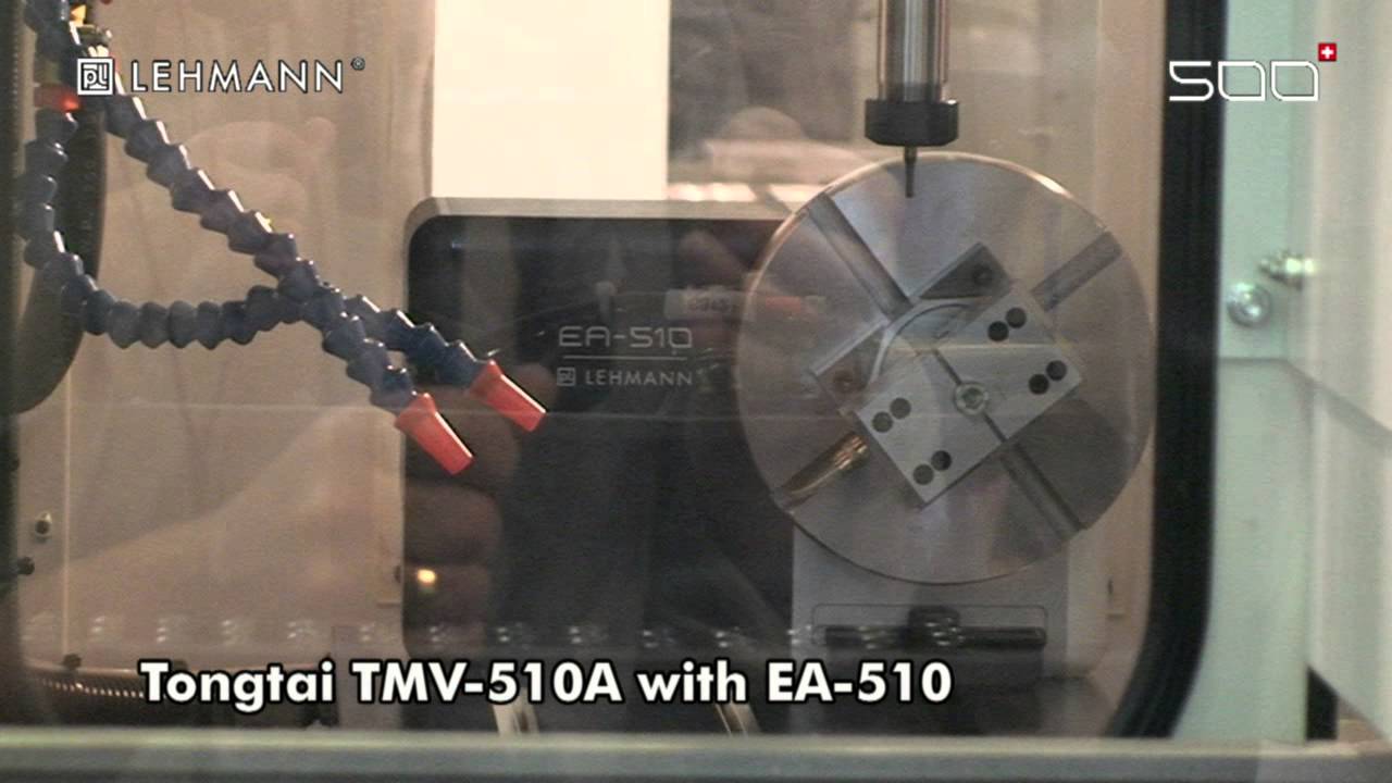 pl LEHMANN Rotary Table EA-510 on TONGTAI TMV 510A - YouTube