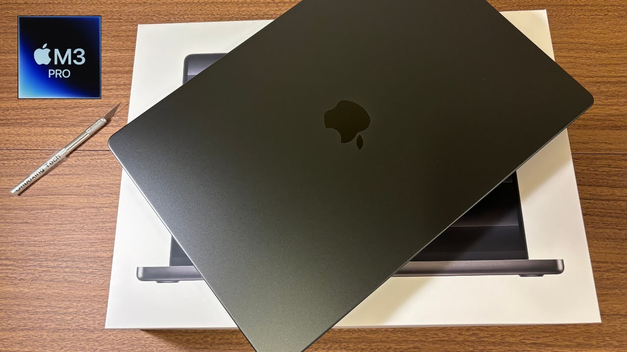 MacBook Pro M3 UNBOXING and Setup - SPACE BLACK - YouTube