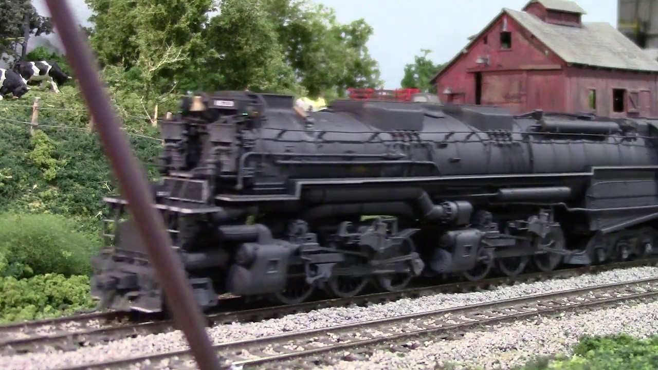 C&O 2-6-6-6 Allegheny on the FCSME layout - YouTube