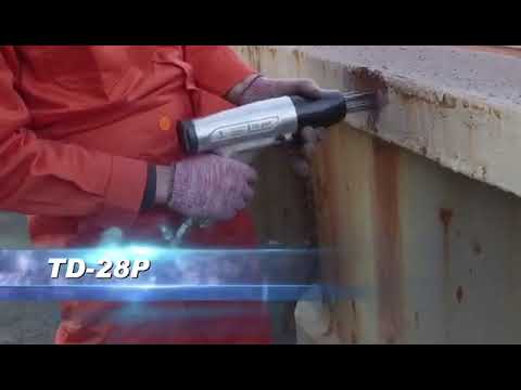 pneumatic jet chisels TD28P JEX 66 - YouTube