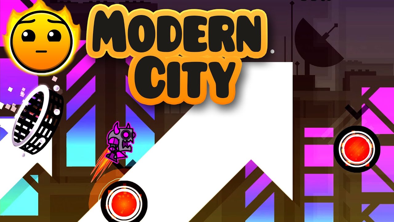 Geometry Dash - Modern City by FrostDragonGD [Epic][100%][4K60fps ...