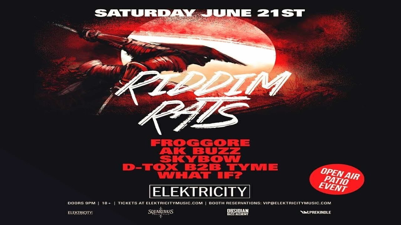 RIDDIM RATS @ ELEKTRICITY AK BUZZ WITH SPECIAL B2B SHVD3(DEBUT) - YouTube