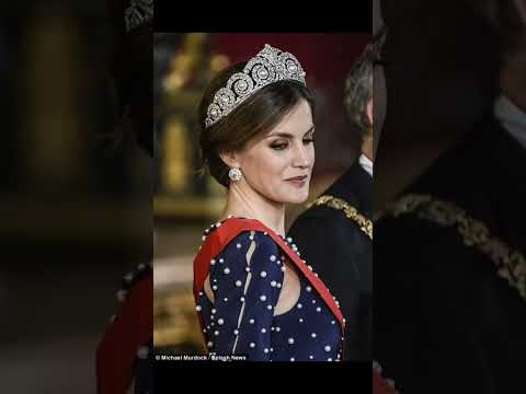 Queen Latezia of spain Dresses With matching accessories