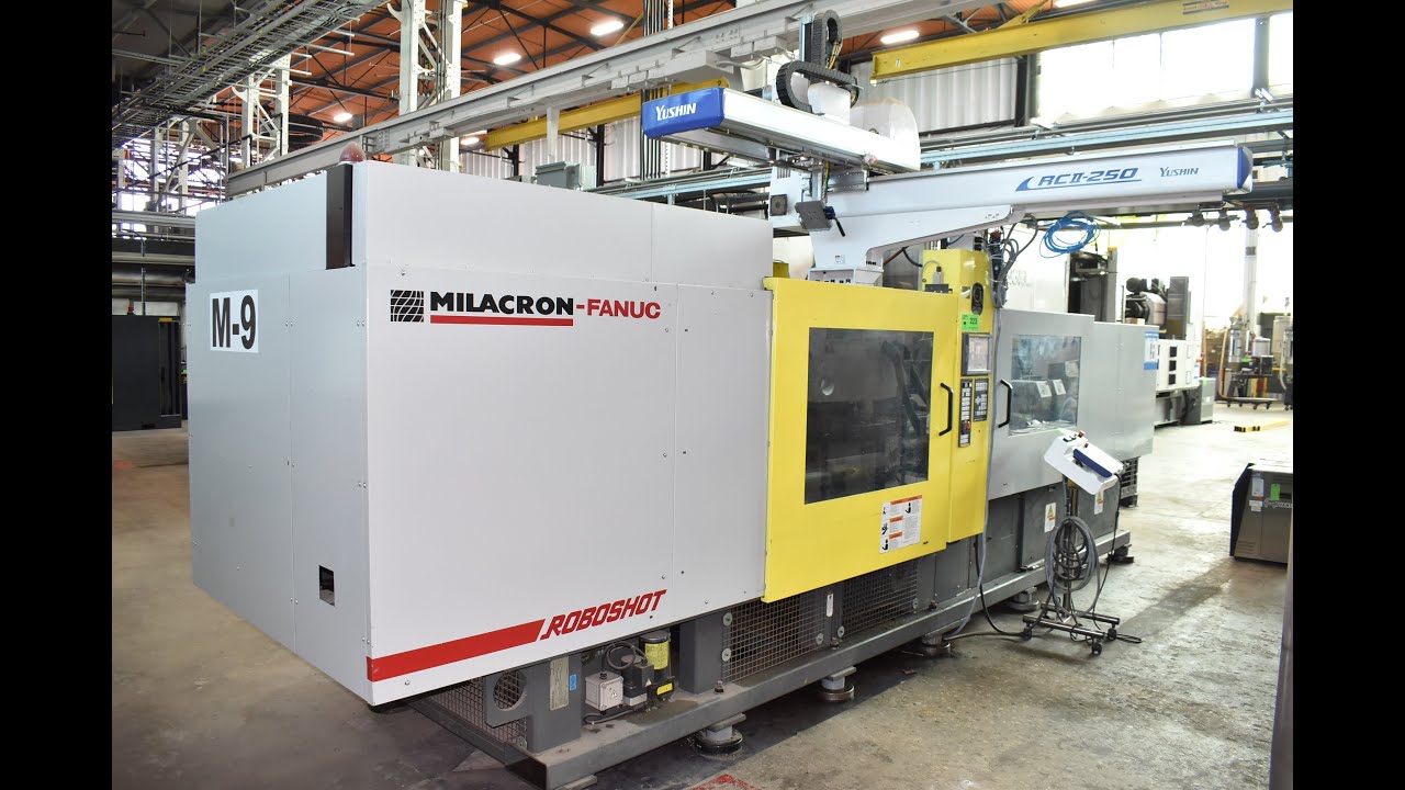 MILACRON-FANUC (2000) ROBOSHOT TON capacity electric horizontal ...