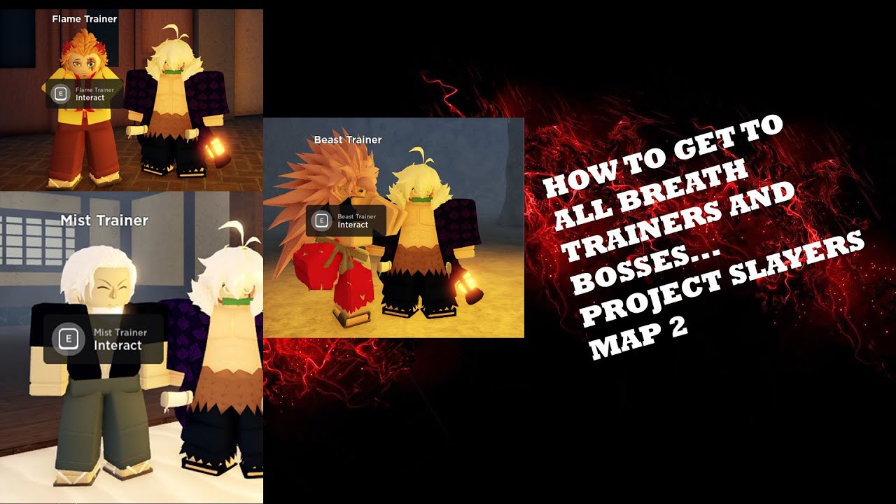 All new Breathing Styles and bosses in Project Slayers MAP 2 (2022 ...