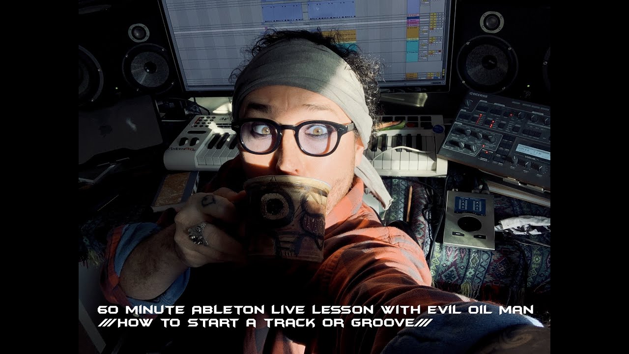 60 minute Ableton Live lesson - How to start a track or groove - with ...