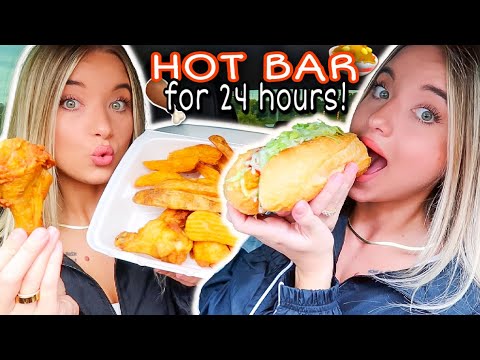 I Only Ate Grocery Store HOT BAR FOODS For 24 HOURS!