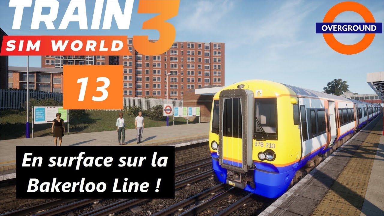 Overground sur la partie en surface de la Bakerloo Line | [FR] Train ...
