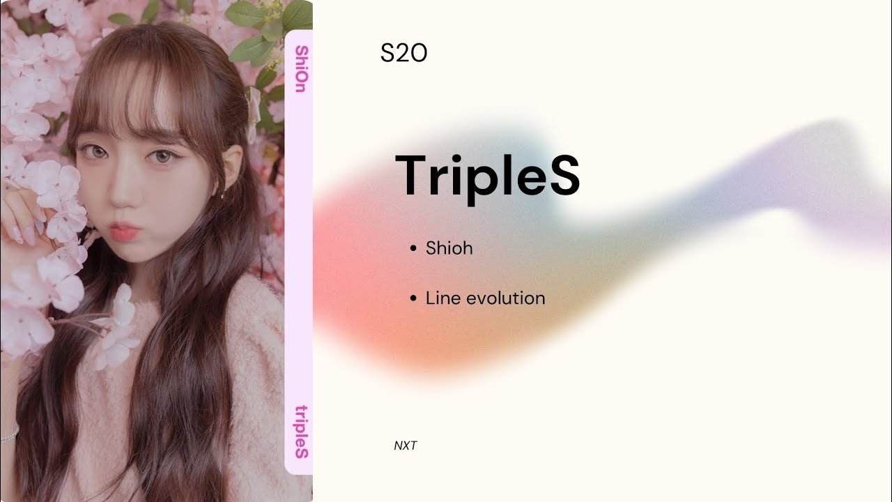 TripleS • Shion line evolution (Just do it/ Girls never die) - YouTube