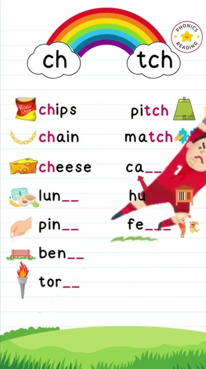 ch or tch ? What to use? #phonics #shorts - YouTube