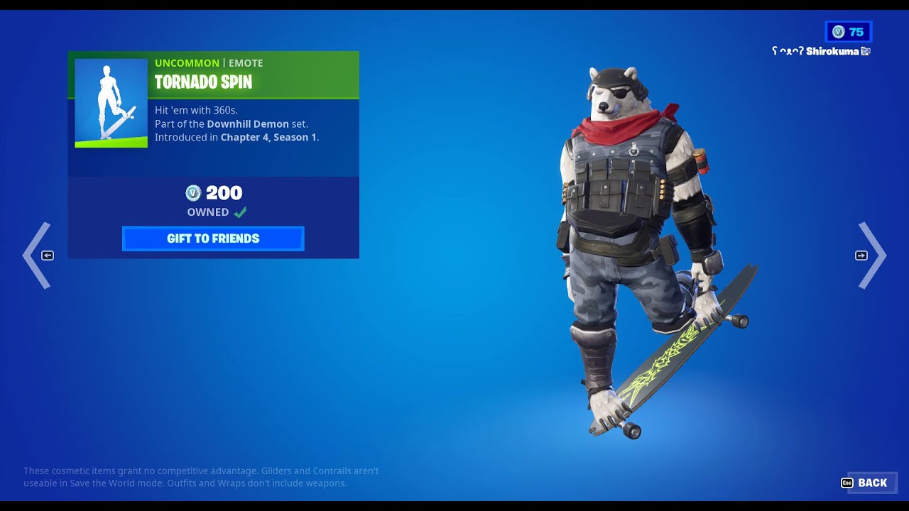 Press Emote Button To Spin - Fortnite Emotes (Mar. 21, 2023) - YouTube