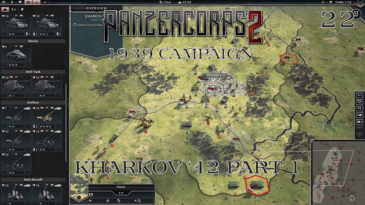 Lets Play Panzer Corps 2 Ep22 | Kharkov '42 Counter Attack Part 1 - YouTube