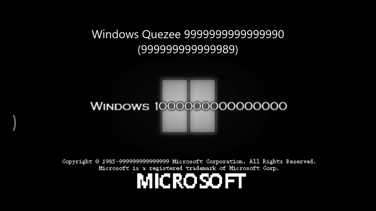 Windows 1000000000000000 Startup Sound - Windows Quezze 999999999999990 ...