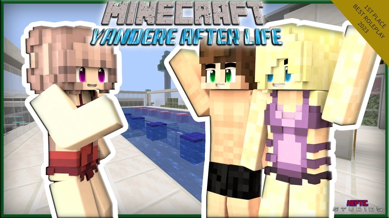 Pool Party! Minecraft: Yandere After Life (11) (Minecraft Roleplay ...