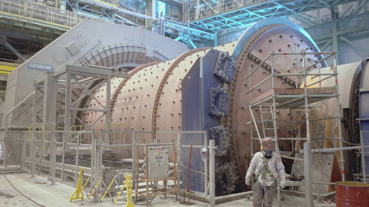 Los Bronces relying on Siemens Gearless Mill Drives - YouTube