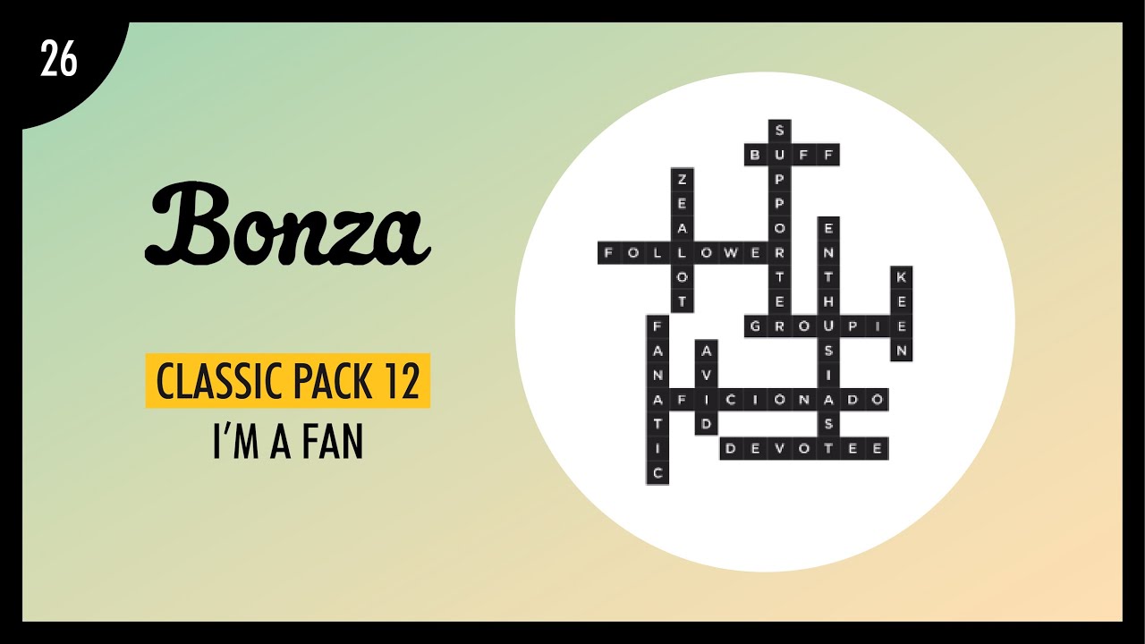 Bonza Word Puzzle | Classic | Pack 12 | I'm A Fan - YouTube