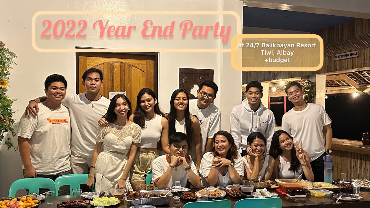 year end party at 24/7 Balikbayan Resort Tiwi, Albay + budget - YouTube