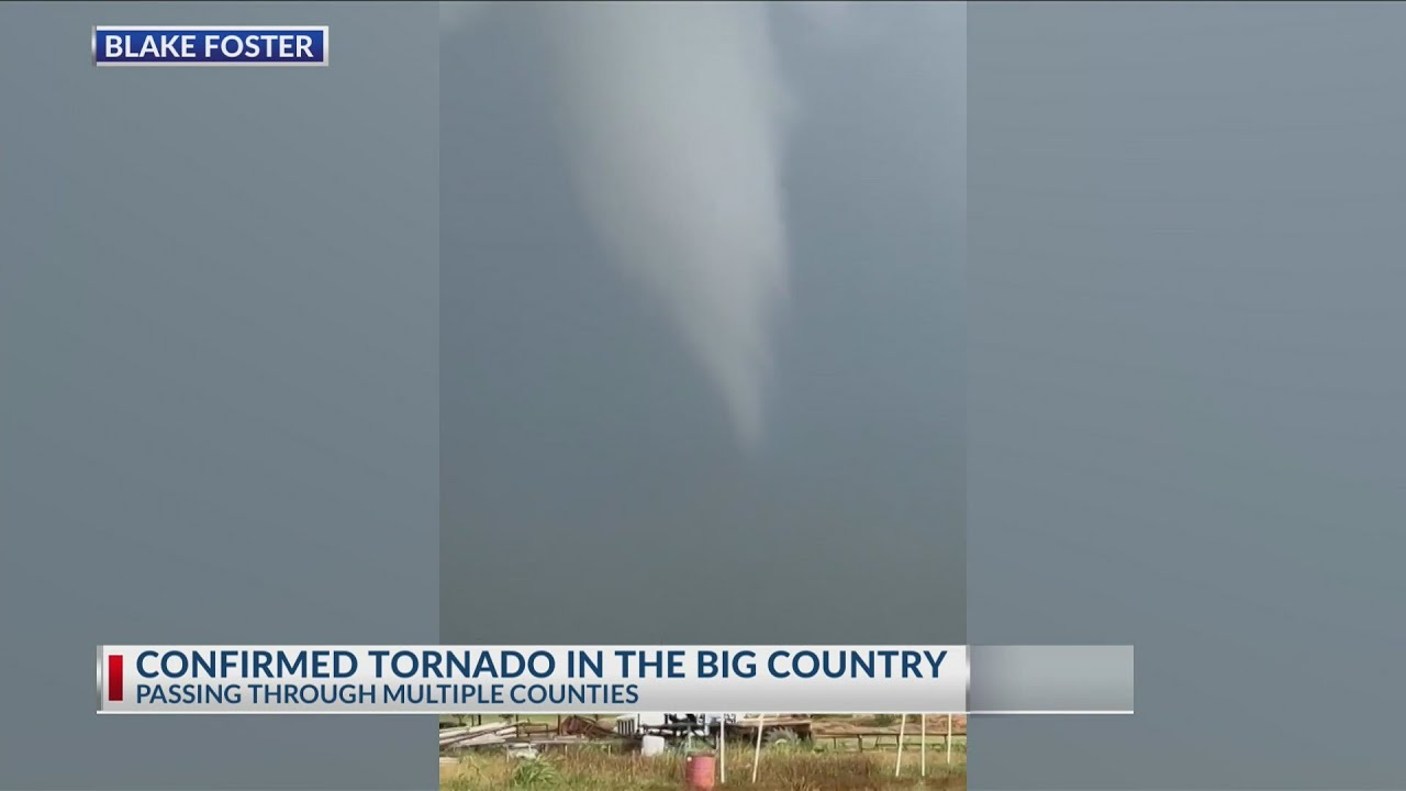2 tornadoes sweep through the Big Country, causing damage to homes - YouTube