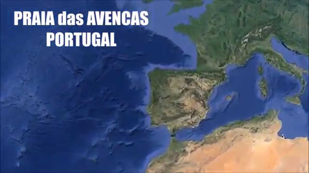 Praia das Avencas Parede Portugal - YouTube