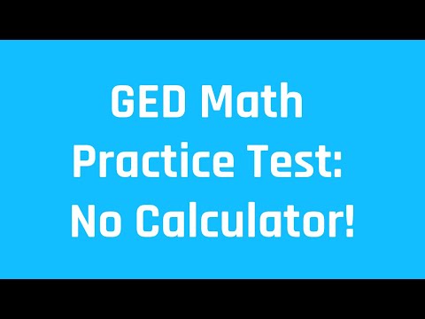 Grammar Hero's GED Math Practice Test: No Calculator (Free Tutoring for the 2020/2021 GED)