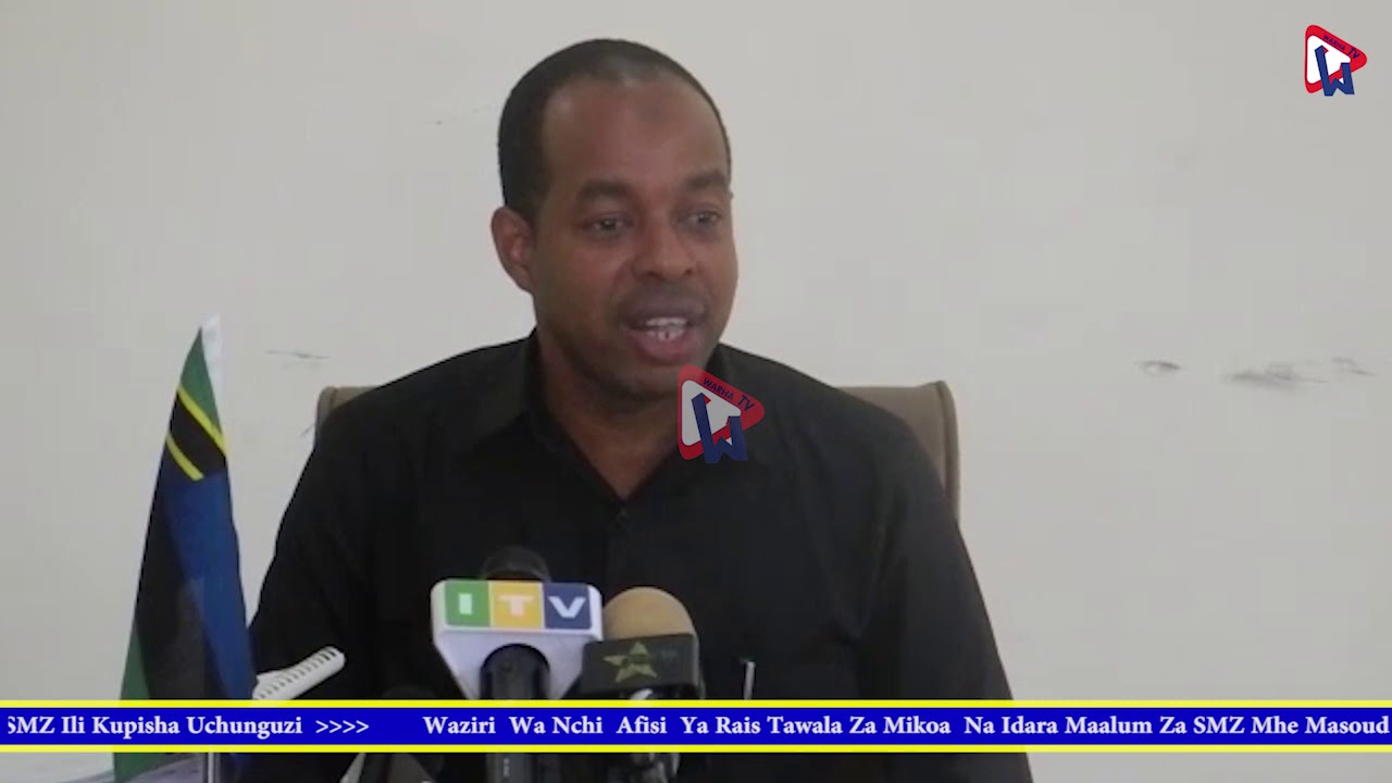MH MASOUD ALI MOHAMMED AWATUMBUA BAADHI YA MAAFISA WA VIKOSI VYA IDARA MAALUM ZA SMZ - YouTube