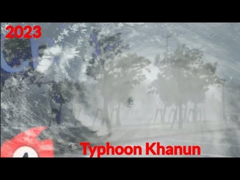 The track of Typhoon Khanun (2023) - YouTube