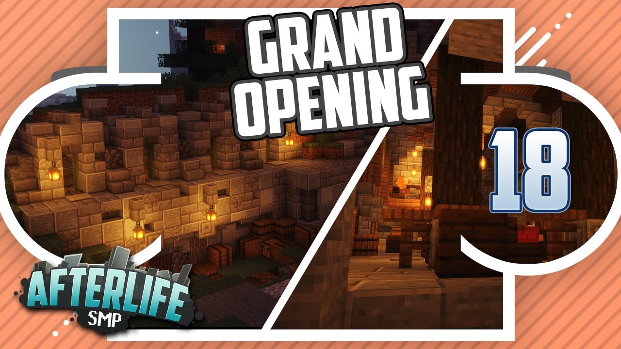 AfterLife SMP // Ep. 18 // Tavern & Inn Grand Opening! - YouTube