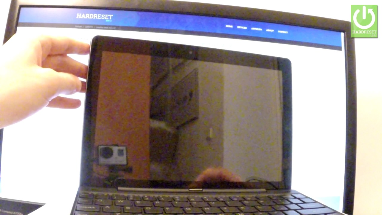 Novo Mode LENOVO IdeaPad MIIX 300 8.0 - Enter / Quit Novo Menu - YouTube