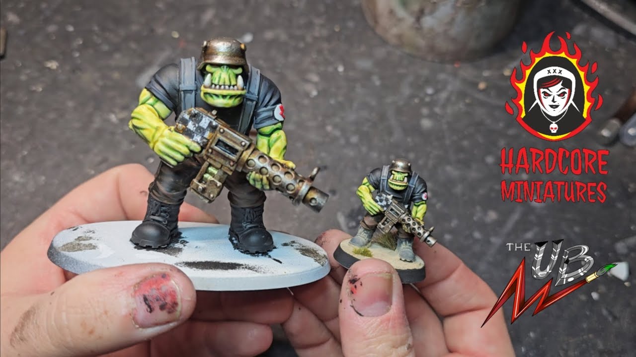 How to Paint Ork Boyz Quick and Easy (Feat. Hardcore Miniatures) - YouTube