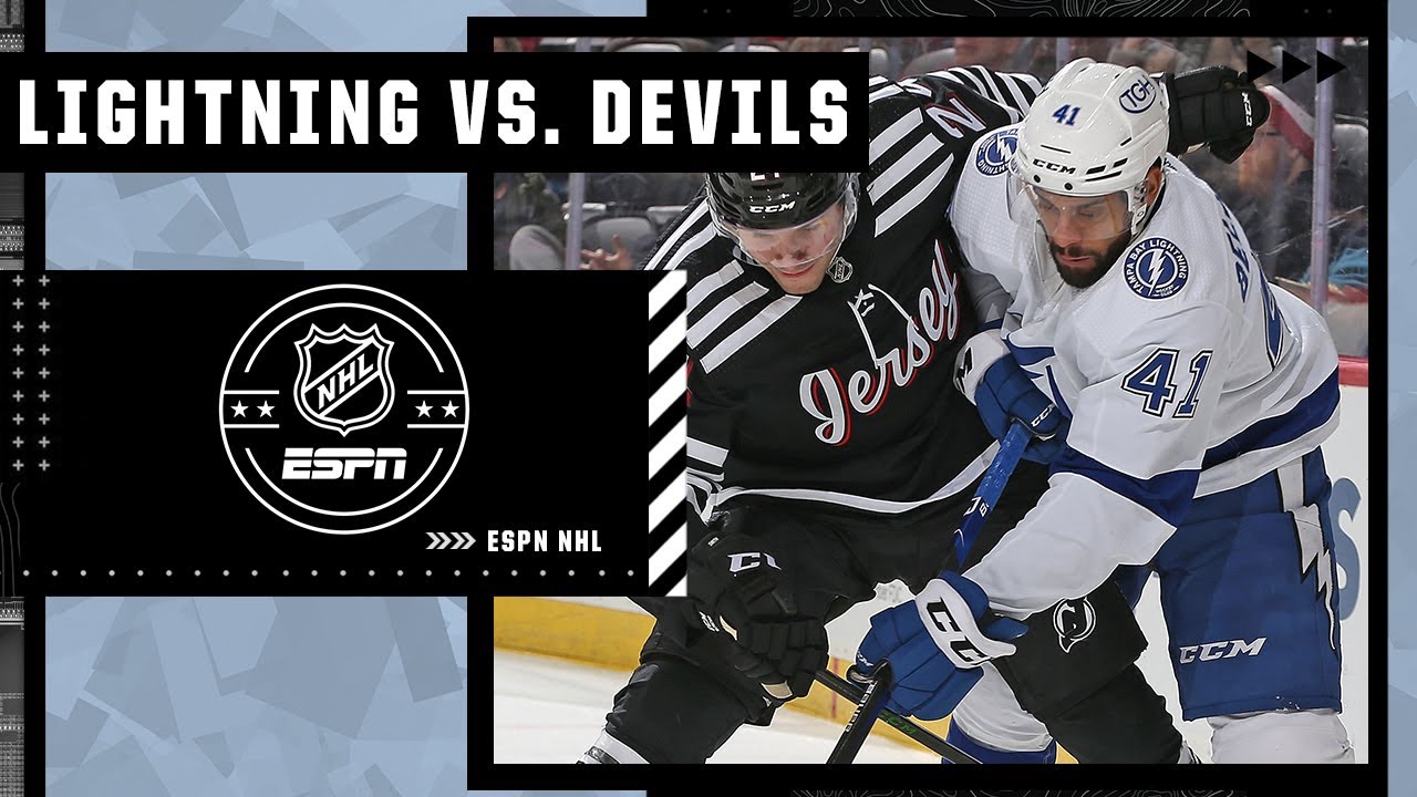 Tampa Bay Lightning at New Jersey Devils | Full Game Highlights - YouTube