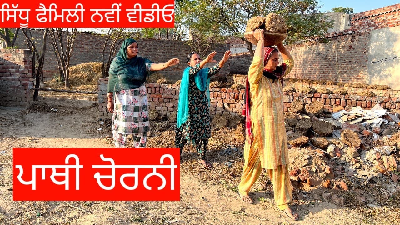 ਪਾਥੀ ਚੋਰਨੀ | Pathi Chorni | Punjabi short movie 2023 | ⁠@SidhuFamilyo ...