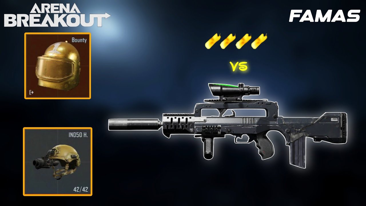 FAMAS; Hunting T7 & Bounty In Valley | Solo vs Squad | Arena Breakout ...