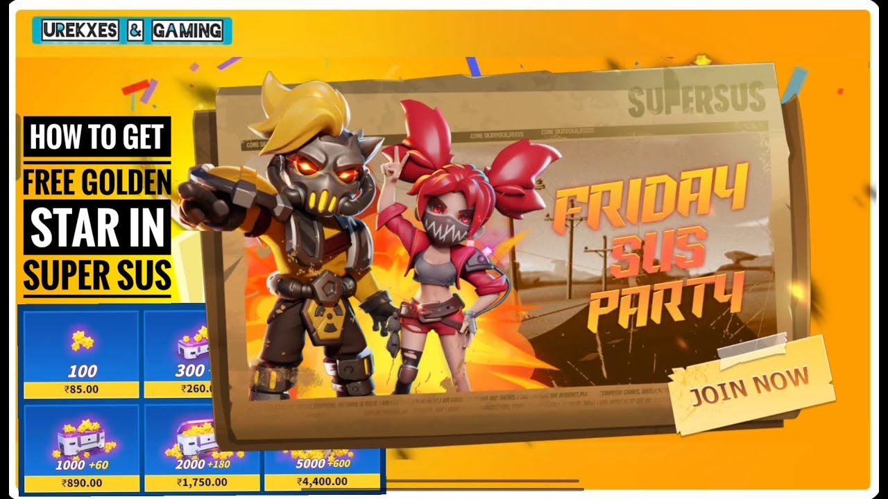 How to get free golden star in super Sus India #supersushindi - YouTube
