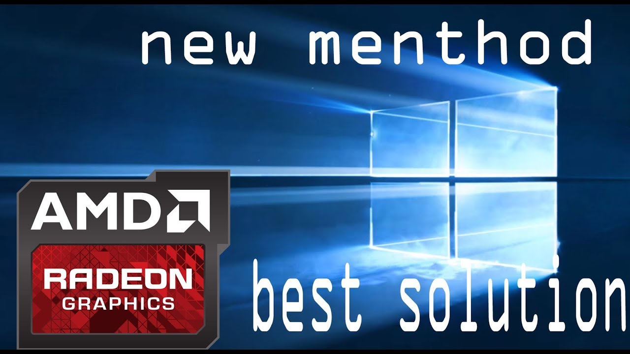 How to fix FPS drop in any games (AMD RADEON) - YouTube