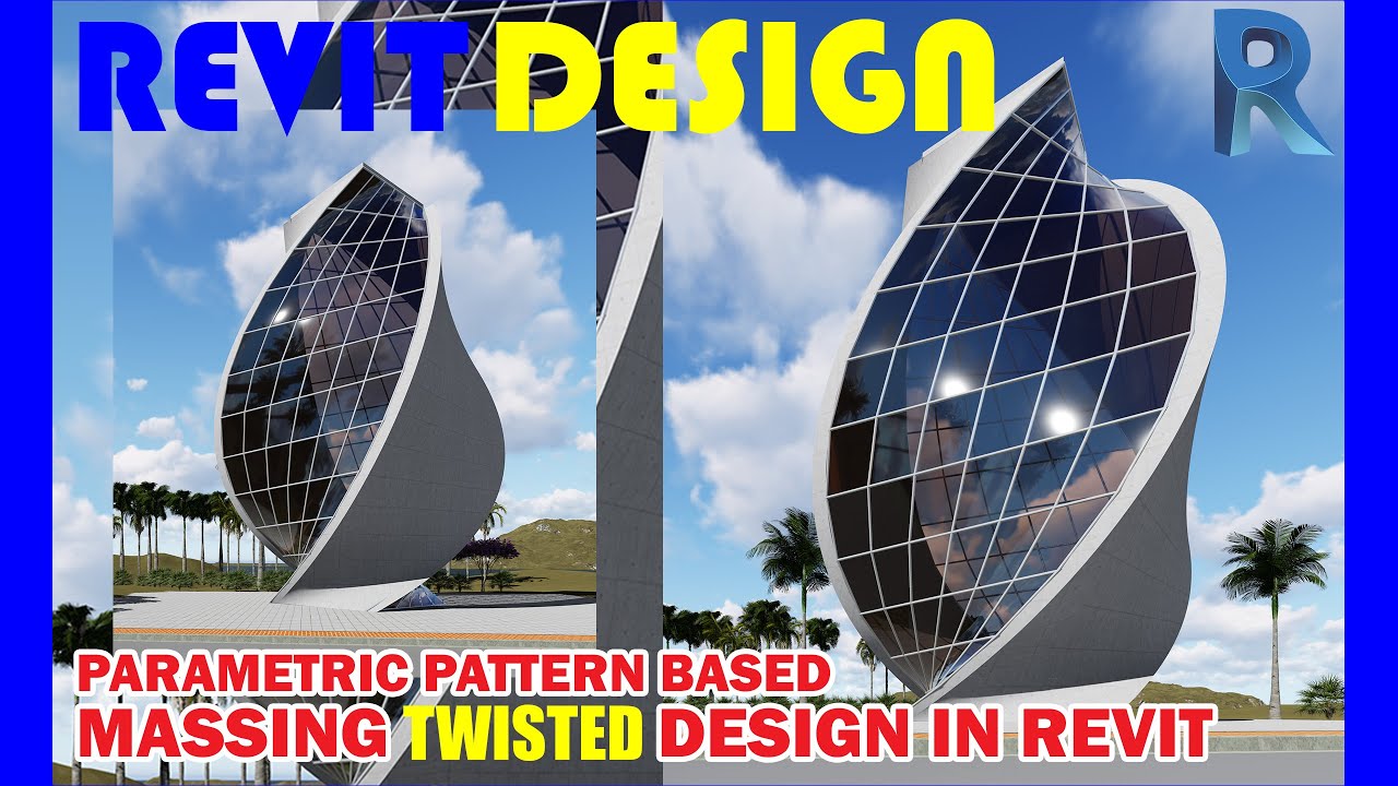 RD080. How to make a Parametric Pattern Based Massing Twisted Design in ...