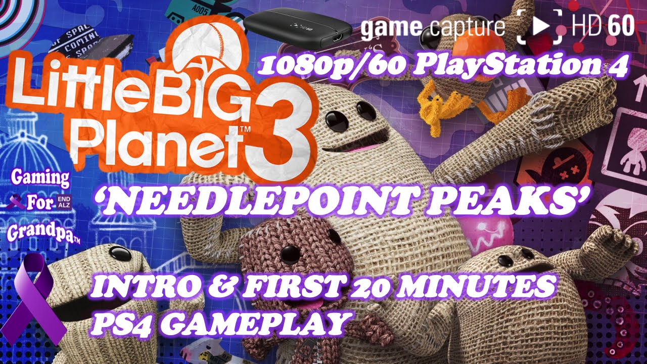 LittleBigPlanet 3 PlayStation 4 Gameplay - First 20 Minutes - LBP3 PS4 ...