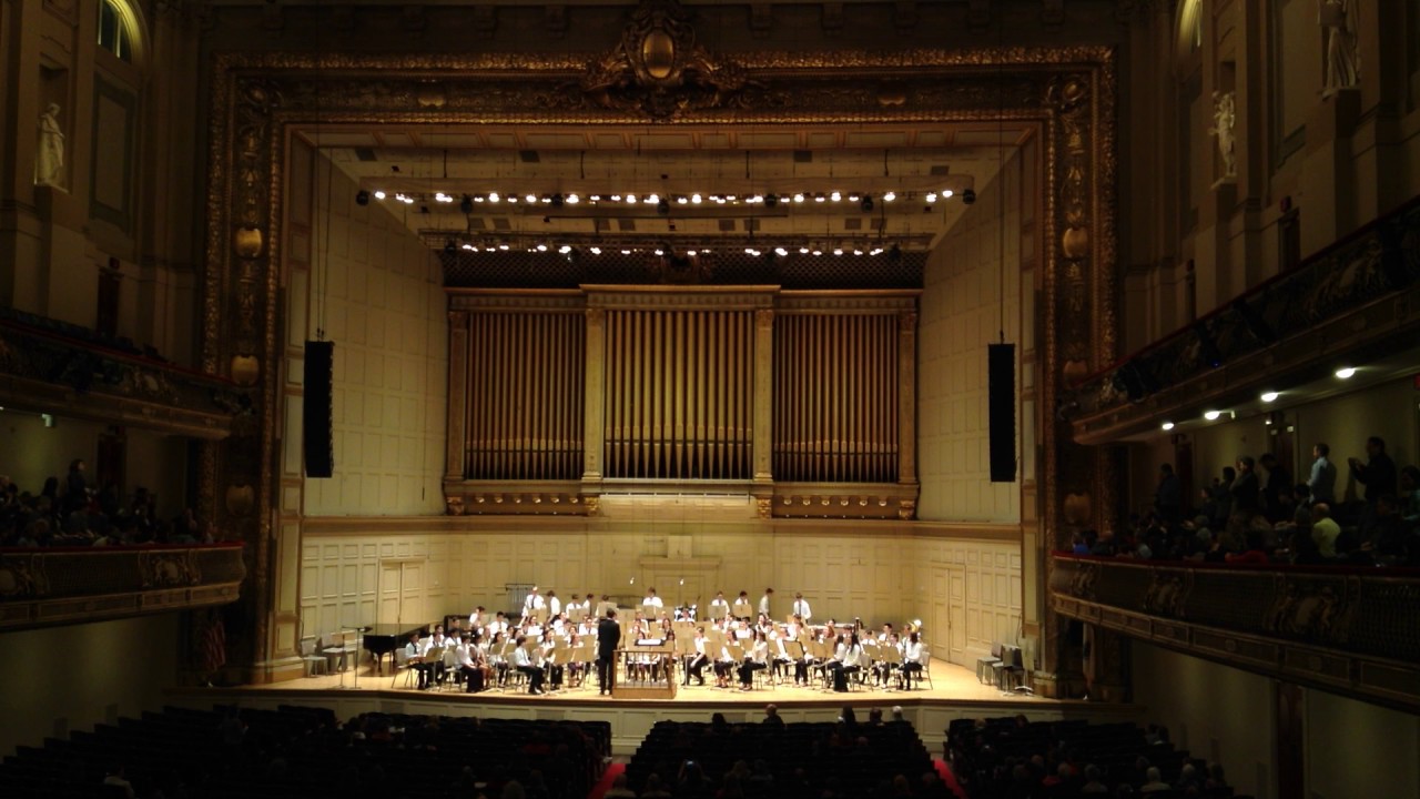 Pollard Middle School Concert Band at Symphony Hall 4 15 2017 - YouTube