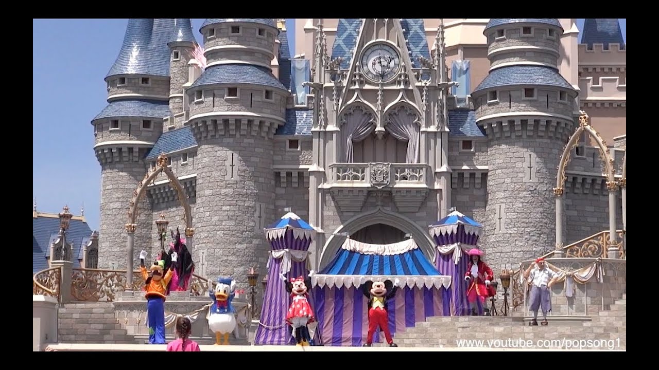 Magic Kingdom Backwards - Walt Disney World - YouTube