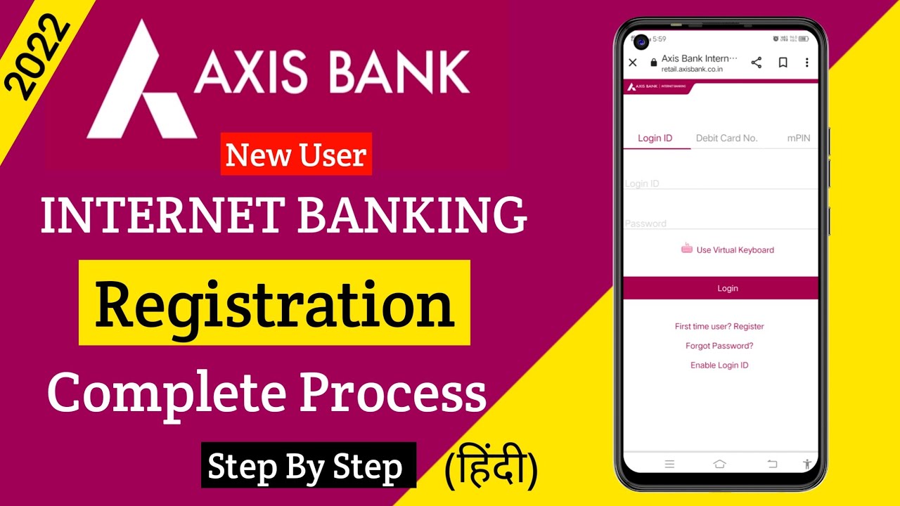 How To Axis Bank Internet Banking Registration 2022 | Axis Bank Net ...