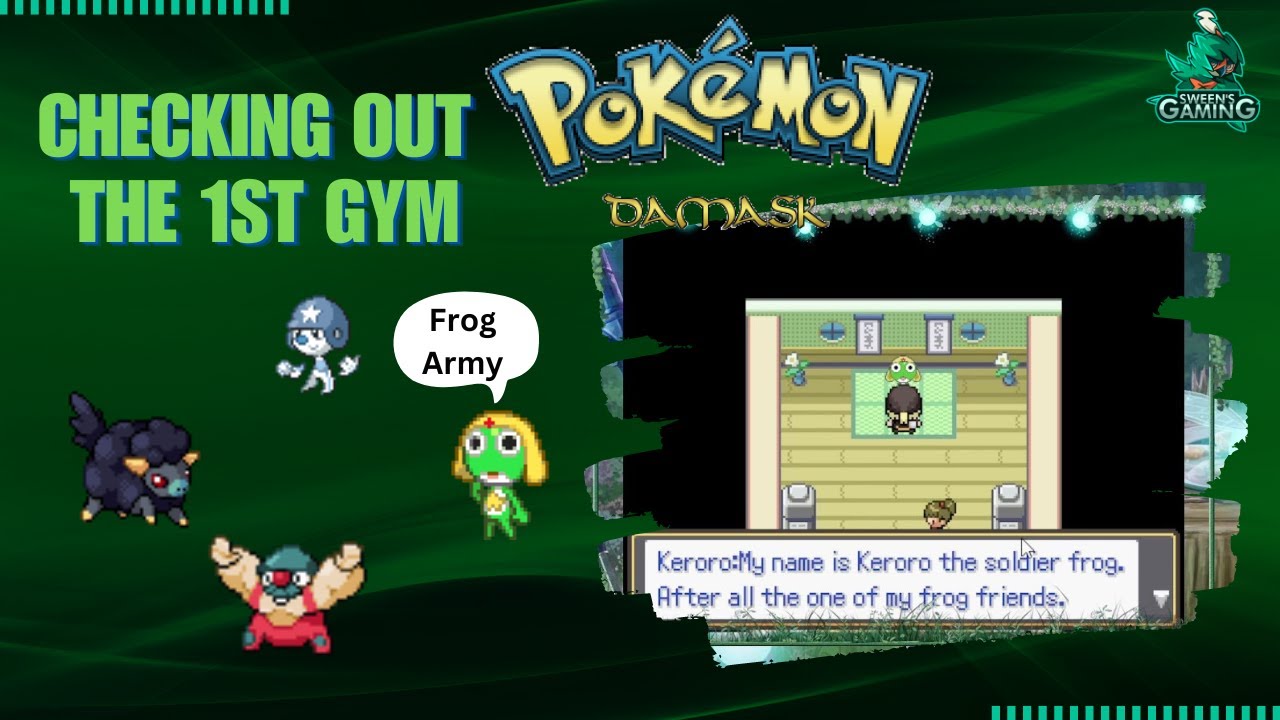 Pokemon Damask; 2; Lets Check out the First Gym. - YouTube