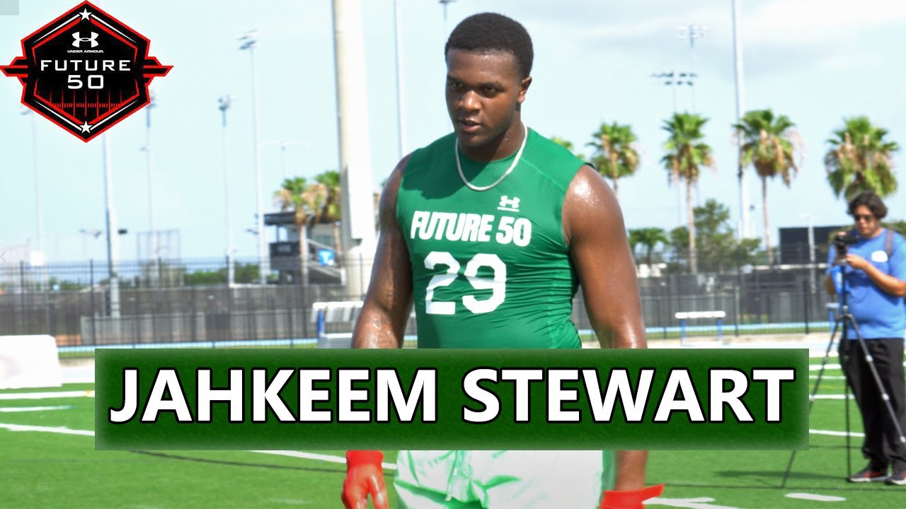 New Orleans St. Augustine (LA) 2025 DL Jahkeem Stewart at UA Next ...