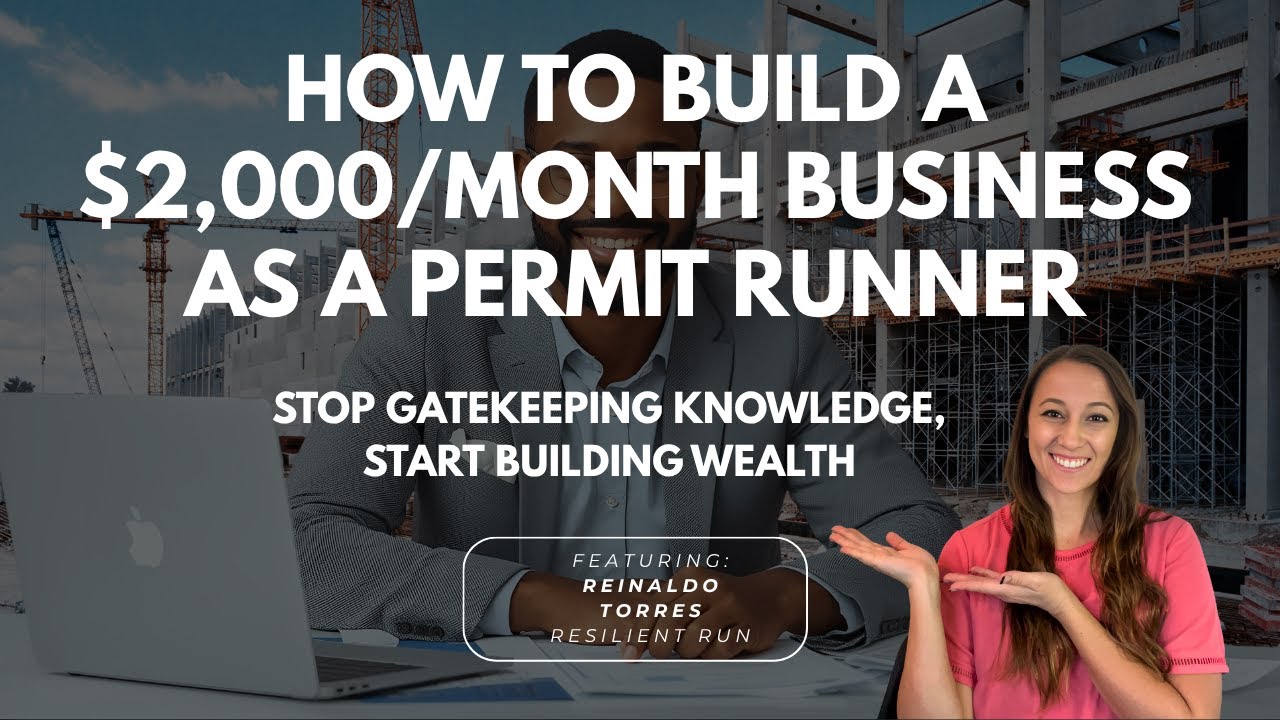 How to build a $2,000/Month Business as a Permit Runner - YouTube